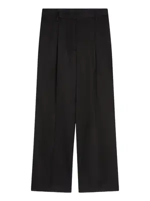 Dries Van Noten Pleated Palazzo Pants - Black