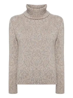 N.peal Hazel Marl Jumper - Brown