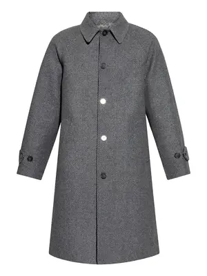 Officine Générale Single-breasted Coat - Grey