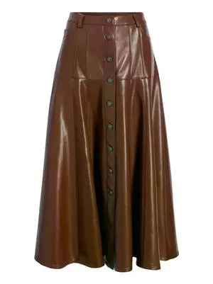Cinq À Sept Cinq A Sept Veena Midi Skirt Brown
