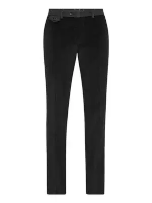 BILLIONAIRE Velvet Trousers - Black