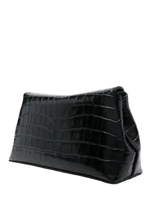 TOTEME T-lock Clutch - Black