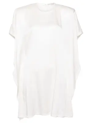 STELLA MCCARTNEY Stella McCartney Drape Sleeve Mini Dress
