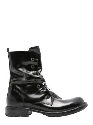 Moma Distressed Boots - Black