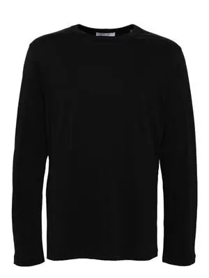 Helmut Lang Logo-print Long-sleeved T-shirt - Black