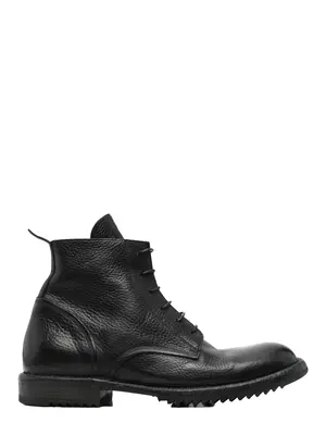 Moma Leather Ankle Boots - Brown