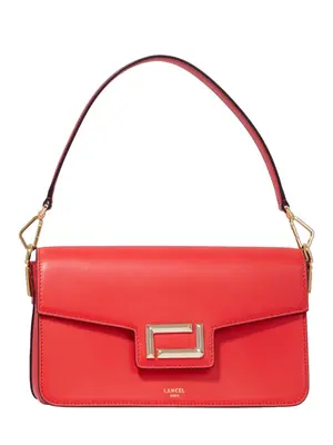 LANCEL Leather Shoulder Bag - Red