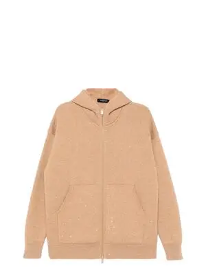 Fabiana Filippi Sequin-embellished Hoodie - Neutrals