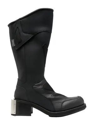 GMBH Baris Knee High Moto Boots - Black