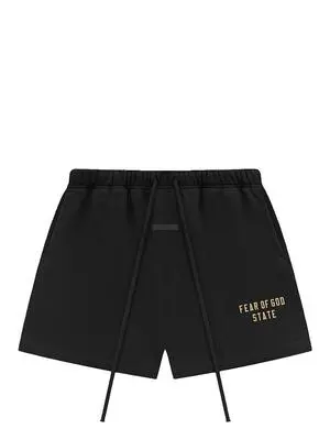 Fear Of God Essentials Fleece Soccer Short - Black