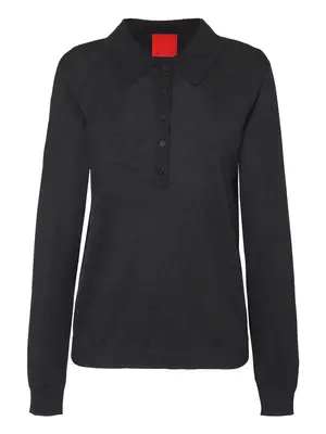 Cashmere In Love Ellis Polo Shirt - Black
