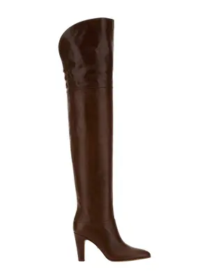 Chloé 85mm Eve Boots - Brown