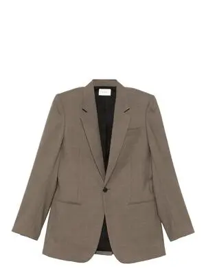 Saint Laurent Wool Blazer - Brown