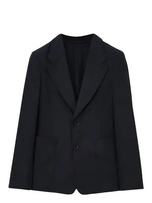 LEMAIRE Single-breasted Tailored Blazer - Black