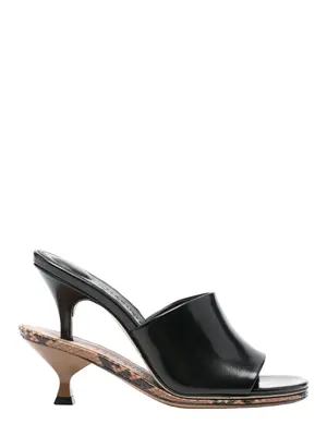 Jacquemus 110mm Les Doubles Mules - Black