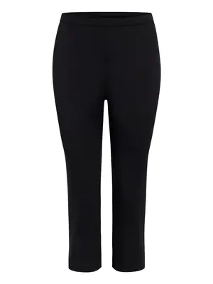 AZLEE Shreya Cropped Trousers - Black