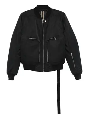 Rick Owens Bauhaus Flight Bomber Jacket - Black