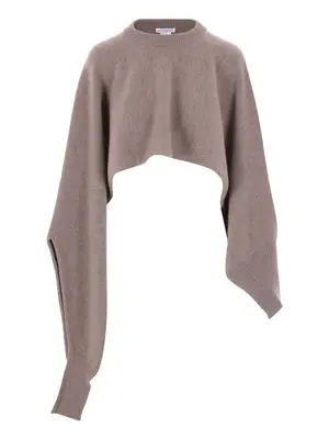 NICCOLO PASQUALETTI Draped Sweater - Neutrals