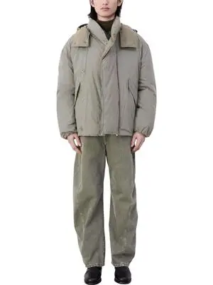 LEMAIRE Hooded Puffer Jacket - Neutrals