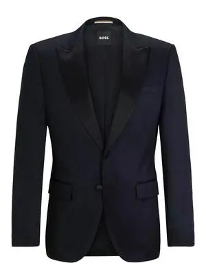 BOSS Peak-lapel Jacket - Blue