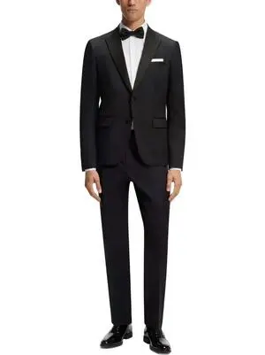 BOSS Slim-fit Tuxedo Jacket In Virgin-wool Serge