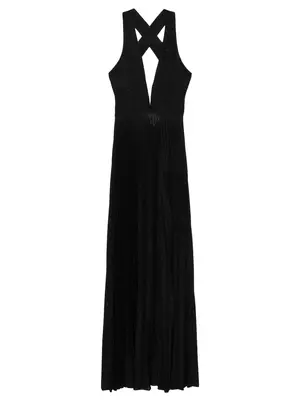 NISSA Lurex Gown - Black