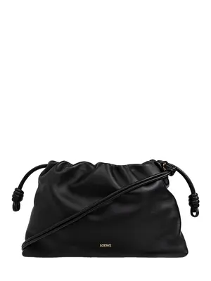 Loewe Large Flamenco Shoulder Bag - Black