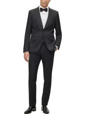 BOSS Peak-lapel Jacket - Black