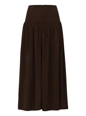 Azeeza Noora Midi Skirt - Brown