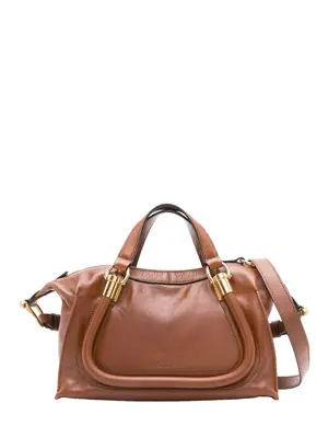 Chloé Small Paraty 24 Shoulder Bag - Brown
