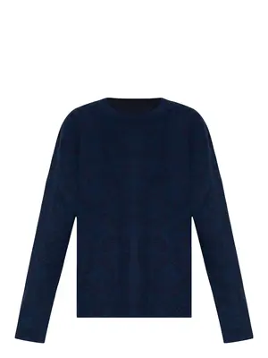 Givenchy Monogram-pattern Jumper - Blue