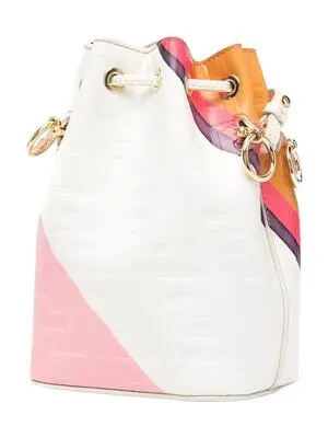 Fendi Mon Tresor Bucket Bag - White