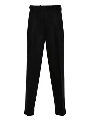 PT TORINO Pressed Crease Trousers - Black