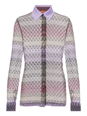 Missoni Striped Lamé Shirt - Multicoloured