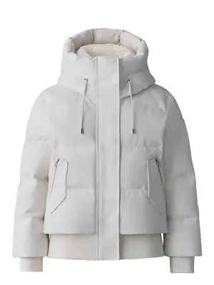 Mackage Mackage Nefi Nordic Tech Down Bomber Jacket Cream