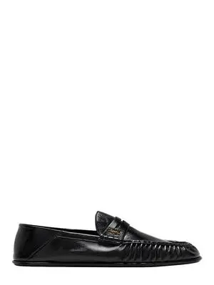 Saint Laurent Saint Laurent Le Loafer Leather Penny Loafers Black