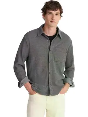 Madewell The Devoe Knit Shirt Grey