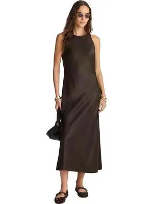 Madewell Sleeveless Maxi Dress - Black Walnut