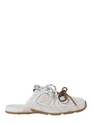 Miu Miu New Balance X 530 SL Deco Leather Mules White