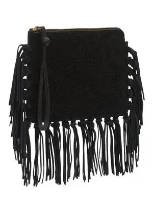 Isabel Marant Flat Pouch Clutch - Black