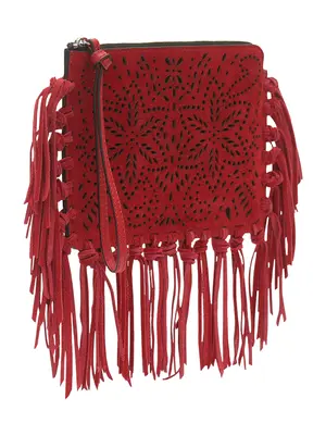 Isabel Marant Flat Pouch Clutch - Red