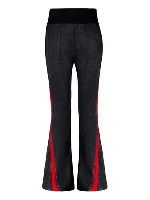 Perfect Moment Evie Knitted Flare Legging - Navy