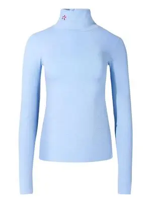 Perfect Moment Seamless Thermal Top - Bluebird-blue