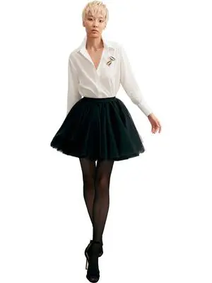 MILLA Classic Batiste Blouse - White