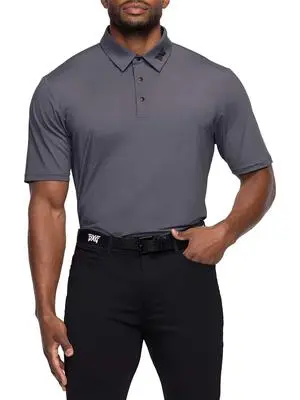 PXG Comfort Fit Bp Signature Polo - Charcoal