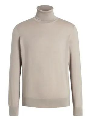 Zegna Cashseta Turtleneck - Light Taupe