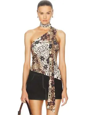 SIEDRES For One Shoulder Tank Top - Multi