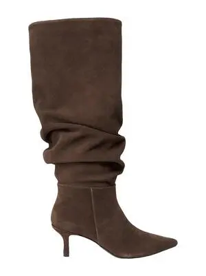 Simkhai Jordi 65mm Suede Slouch Boots - Cacao