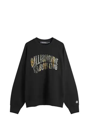 BILLIONAIRE BOYS CLUB Camo Arch Logo Sweatshirt - Black