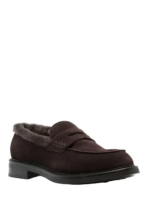 DOUCAL'S Suede Loafers - Brown